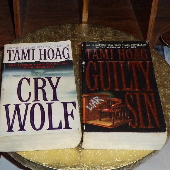 Tami Hoag | Other | Books Set2 Cry Wolf Guilty As Sin | Poshmark